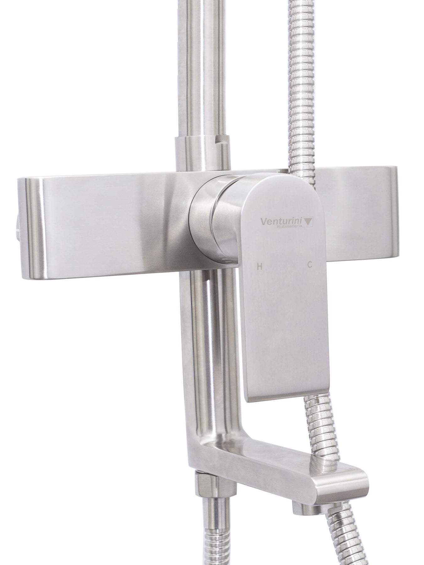 Ducha externa Minimalista Acero – Tecnigrifos